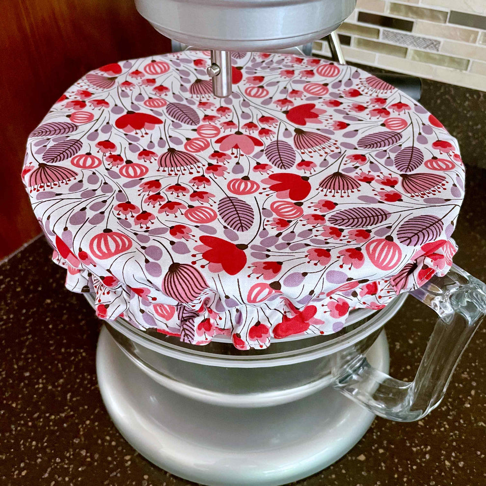 Stand Mixer Bowl Covers - Floral Garden – Dalisay Design Fabrics
